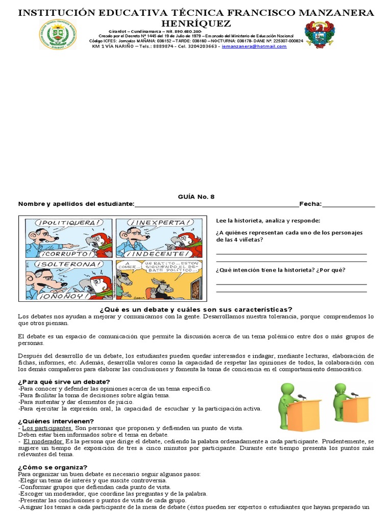 Guía Completa para Debates Escolares | PDF