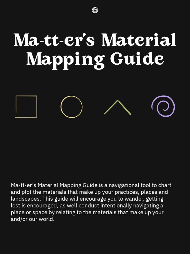 Ma-Tt-Er's Material Mapping Guide | PDF