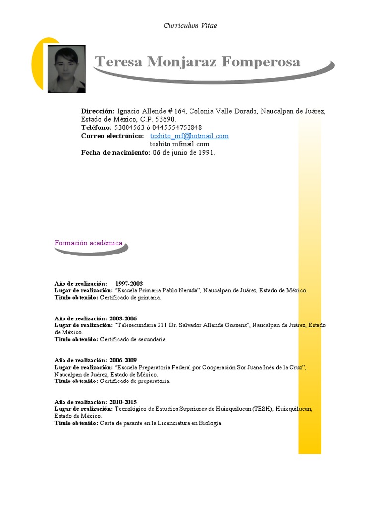 Curriculum 2019 | PDF | México