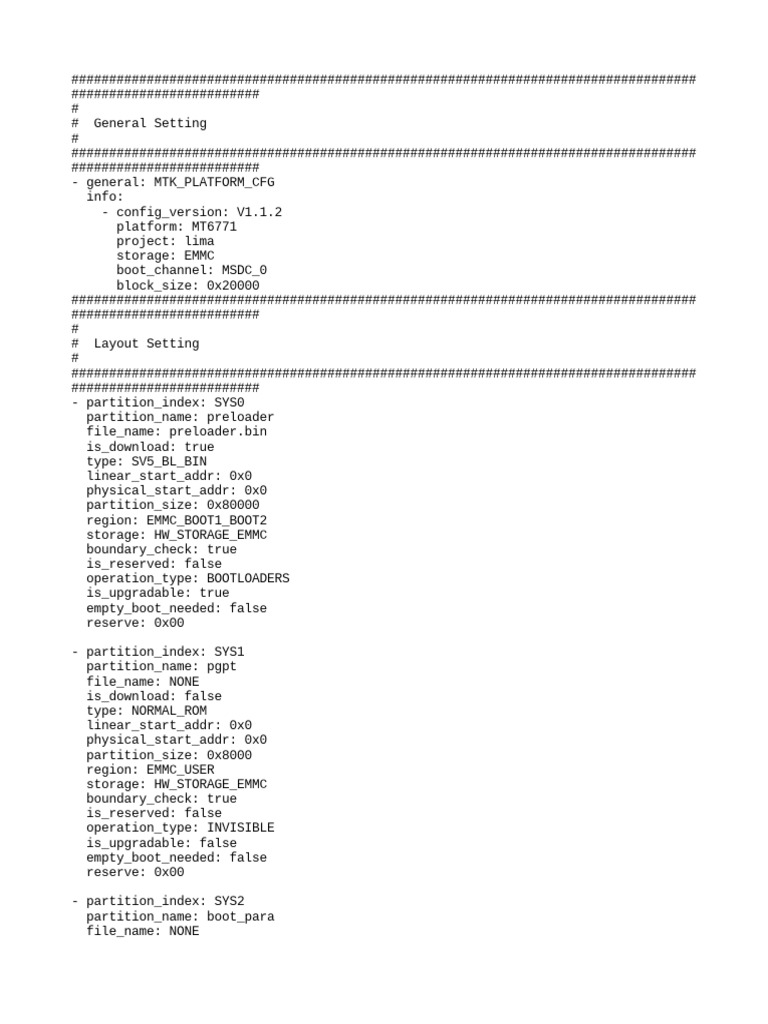 MT6771 Android Scatter | PDF | Computers