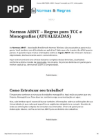 Normas ABNT 2025 - Guia Completo para Formatação de TCC | PDF | Citação ...
