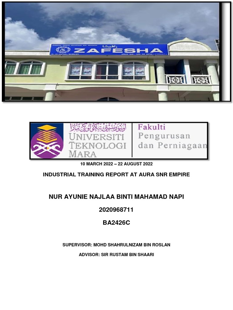 Final Report Ayunie Najlaa Internship | PDF | Popular Culture & Media ...