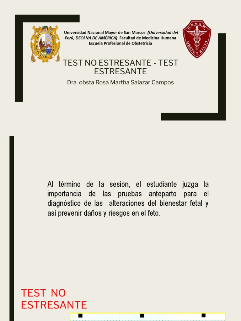 Test No Estresante - Test Estresante | PDF