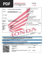 Factura Honda 123456 | PDF | Business