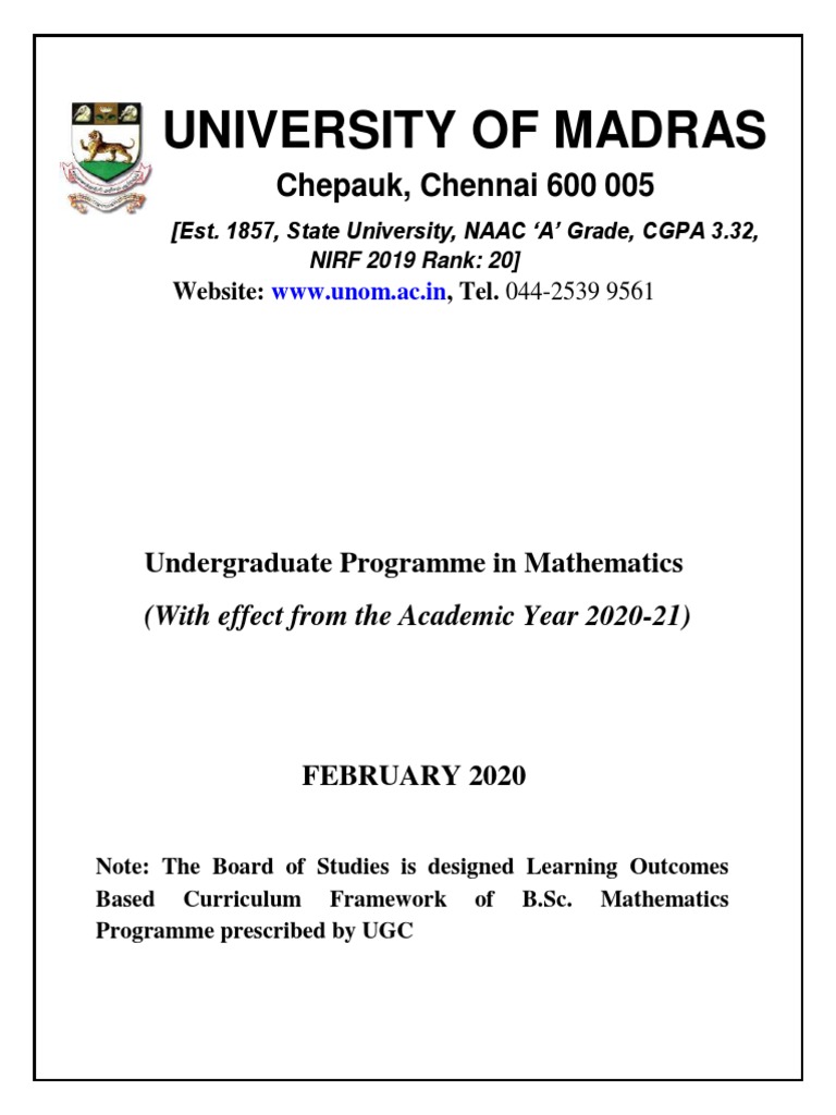 Syllabus Dept of Maths | PDF | Limit (Mathematics) | Fourier Transform