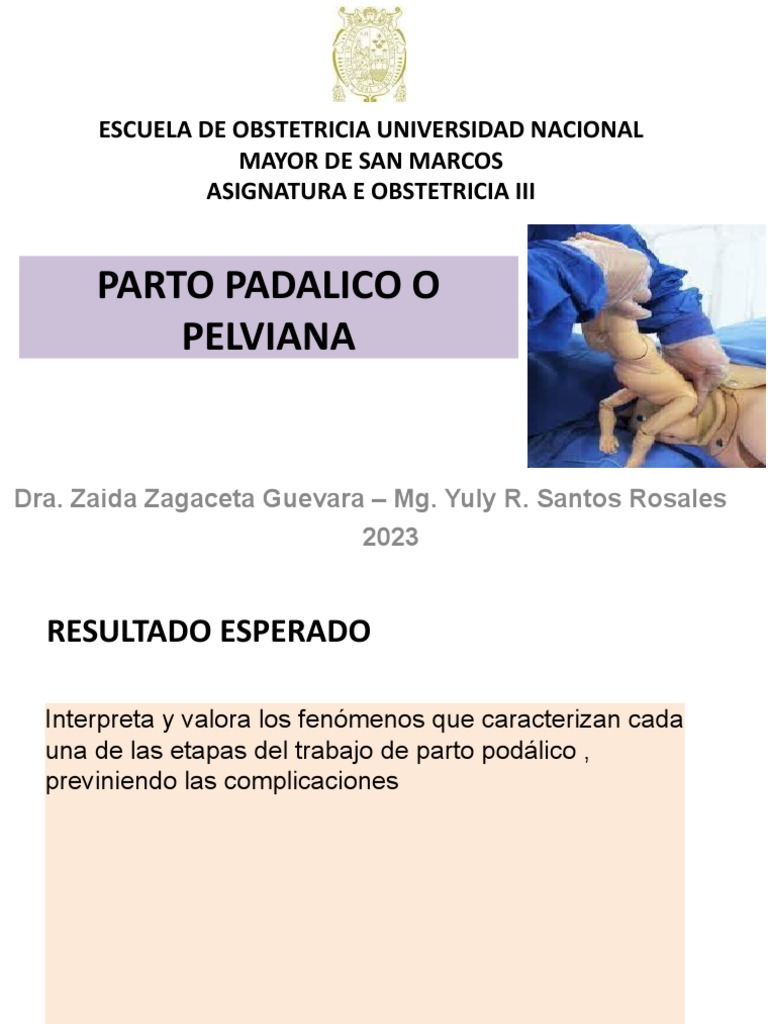 Parto Podálico: Mecanismos y Maniobras | PDF | Parto | Pelvis