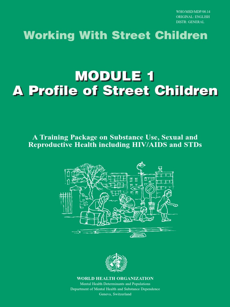 Module 1 Working With Street Children - WHO | PDF | Poverty | Poverty & Homelessness