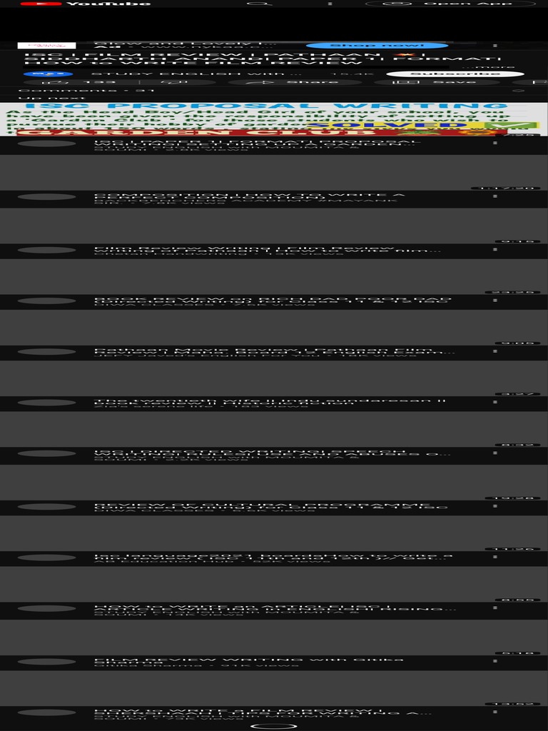 Isc Film Review Pathaan ? Siddharth Anand Paper 1 Format How To Write Film Review - Youtube 5 | PDF