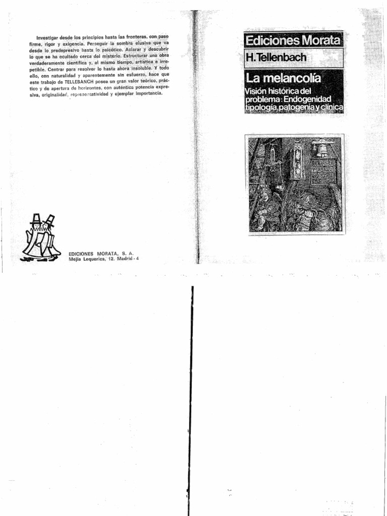 Tellenbach. Melancolia LIBRO COMPLETO | PDF