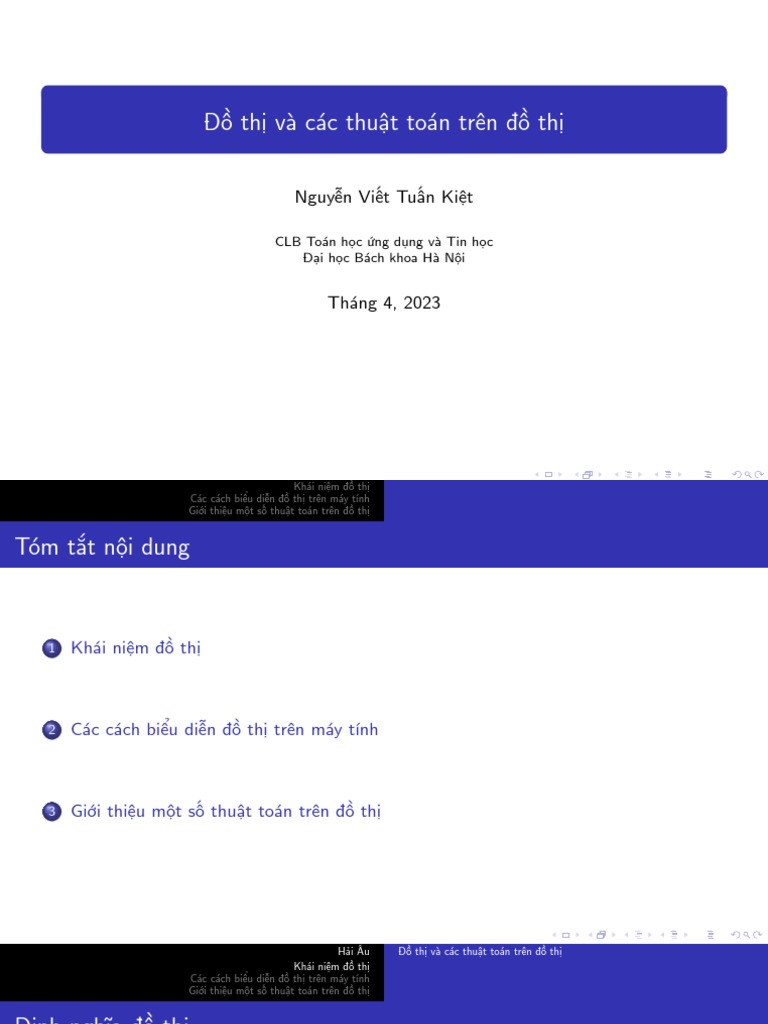 Seminar TH V C C Thu T To N TR N TH - 2 | PDF