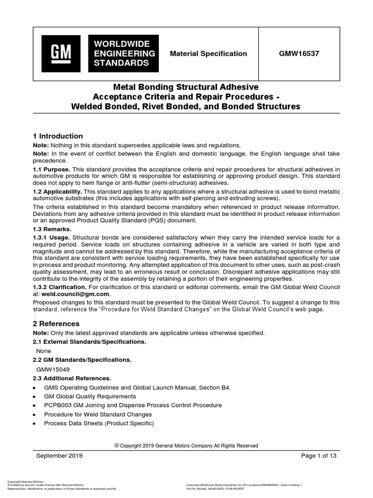 GMW16537 Ok | PDF