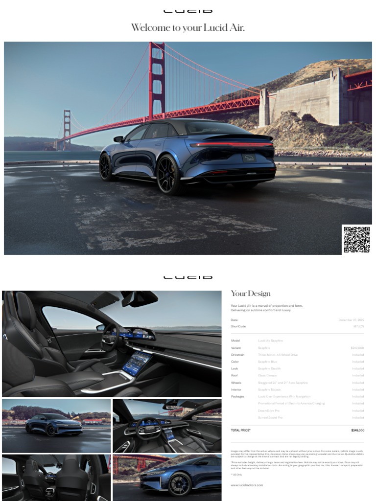 Lucid Air Sapphire Overview | PDF | Vehicle Technology | Car