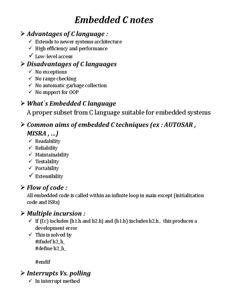 Embedded C Notes Pdf Pointer Computer Programming Computer Program 