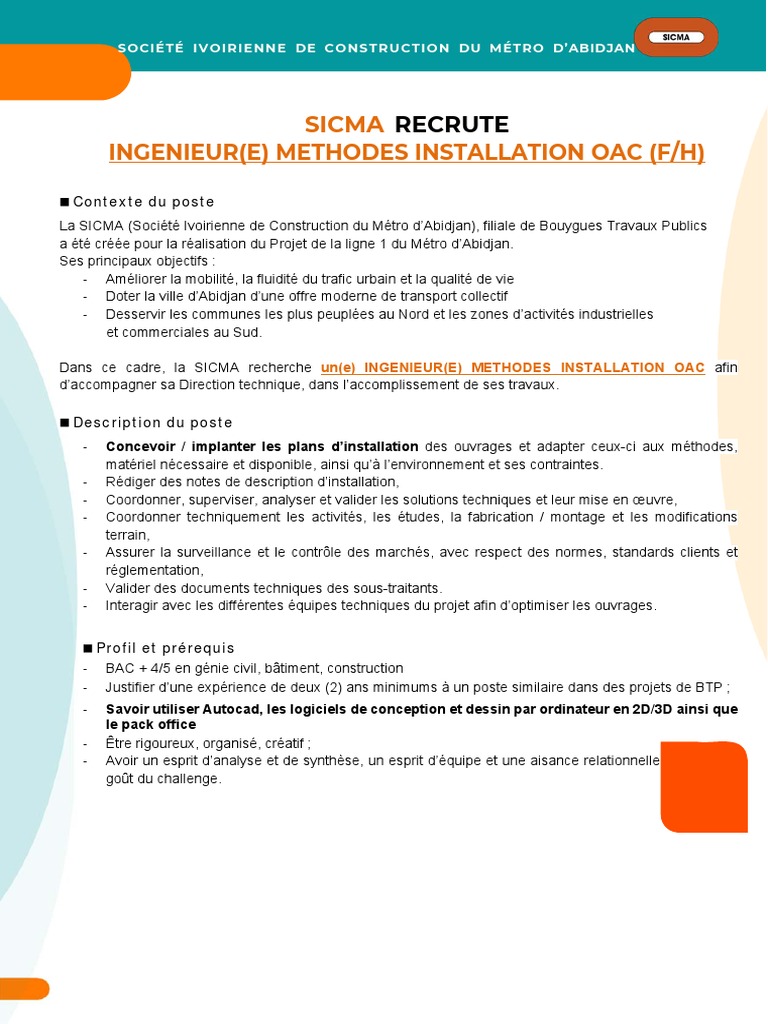 Ingénieur BTP | PDF