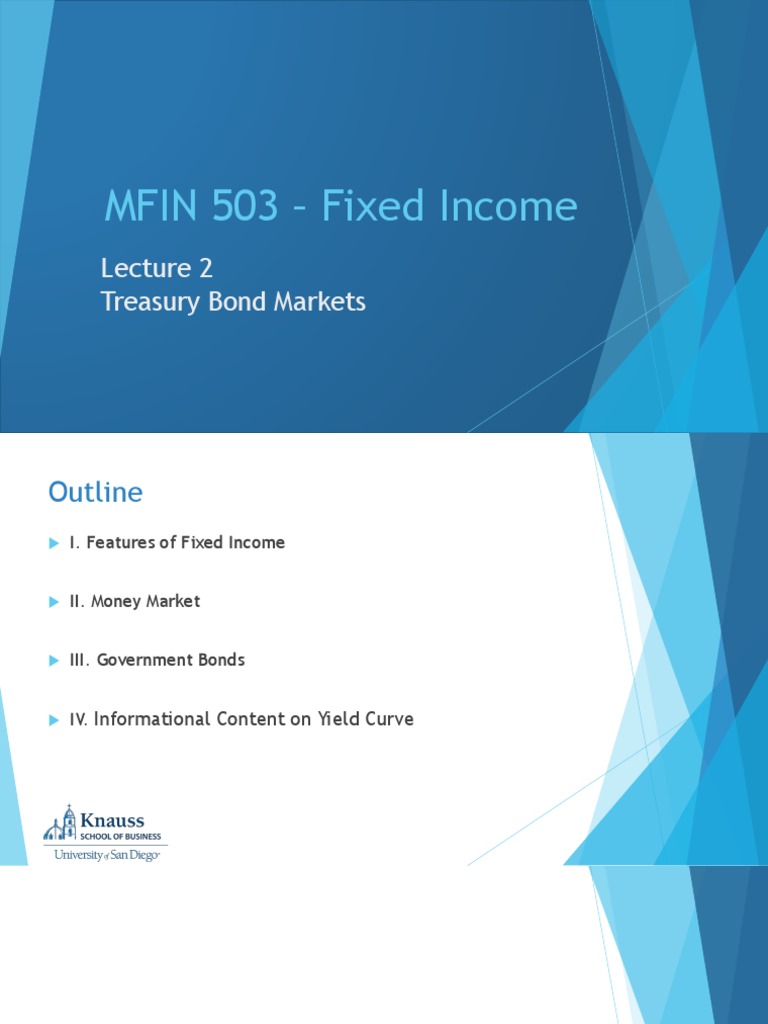 Fixed Income & Treasury Bonds | PDF