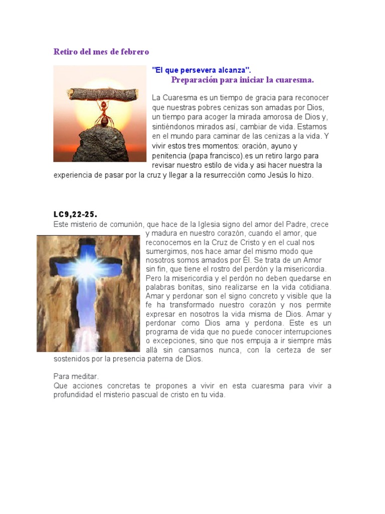 El Que Persevera Alcanza | PDF | Religión y espiritualidad