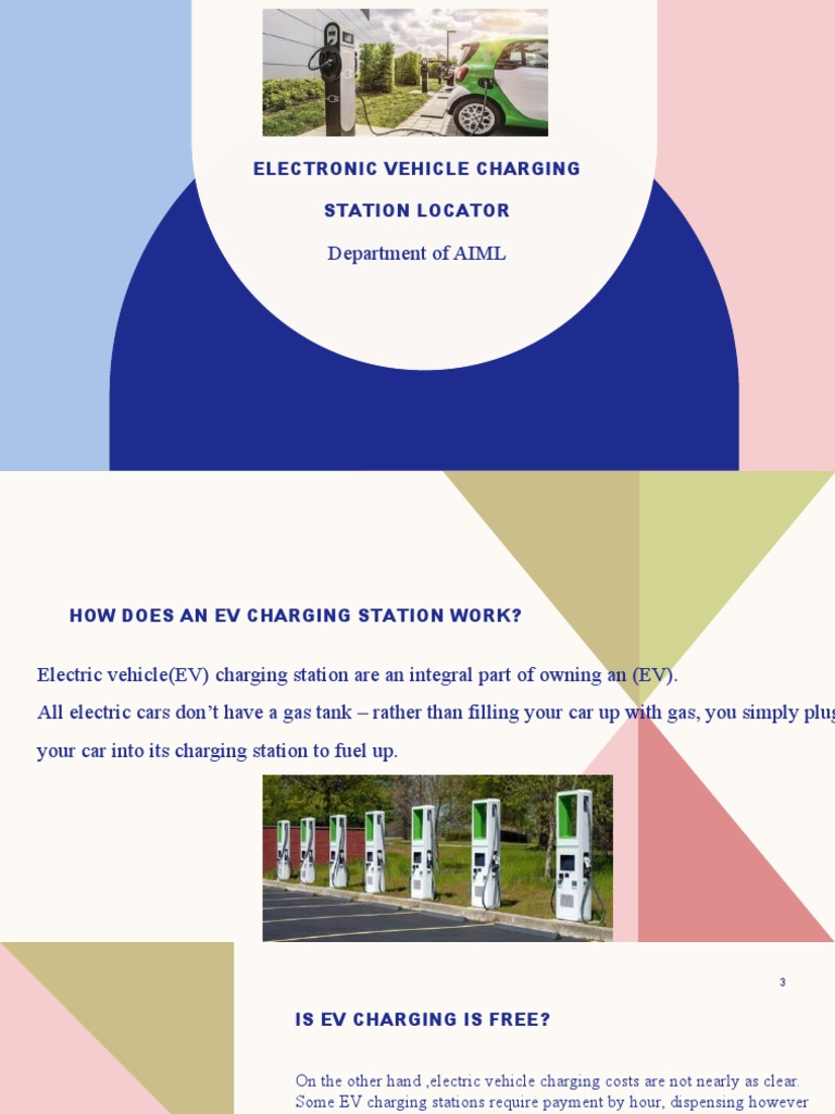 Electronic Vehicle Charing Station Locator | Download Free PDF | Electric Vehicle | Battery Charger