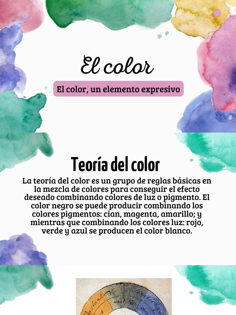 Colores Cálidos: Conceptos y Composición | PDF | Color | Verde