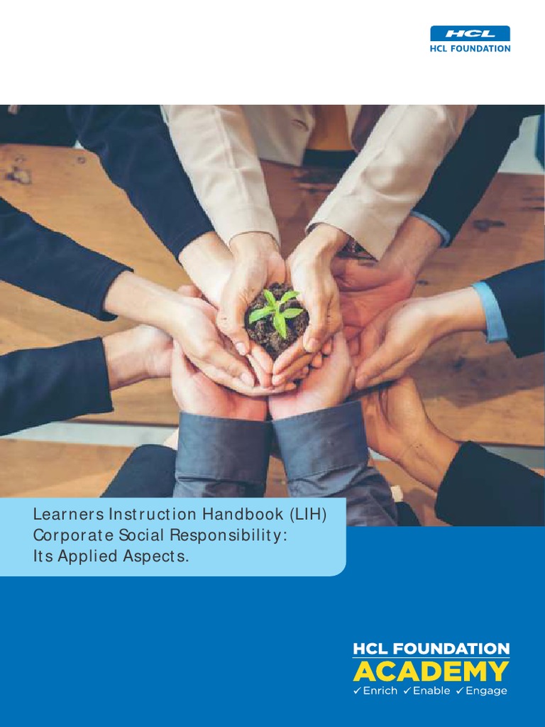 Learner Instruction Handbook | PDF | Corporate Social Responsibility ...