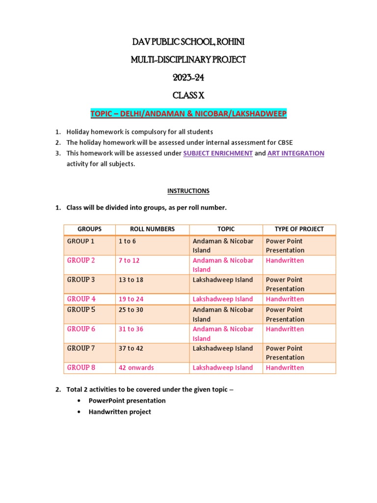 Multi-Disciplinary Project 10TH 2023-24 | Download Free PDF | Bibliography