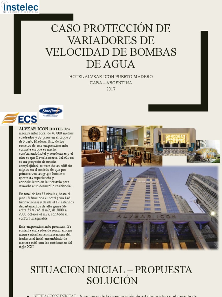 Presentacion IV - Alvear Icon Variadores para Bombas | PDF