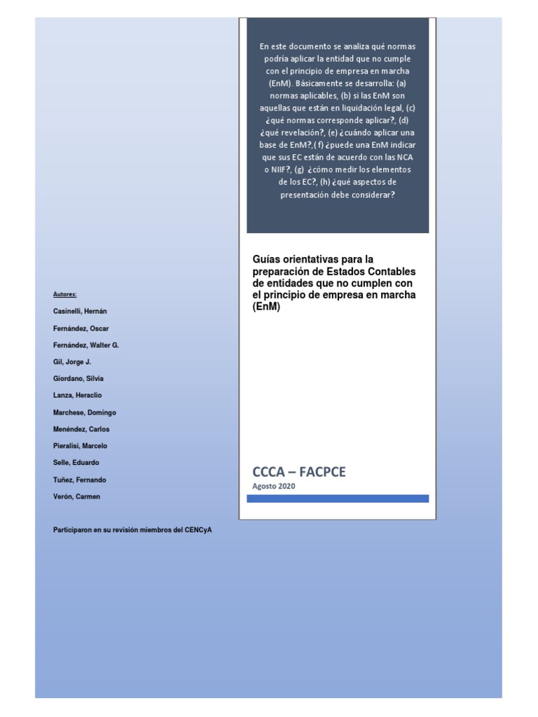 2021-03-16 Guias Orientativa para La Preparacion de EECC de Entidades No en Marcha Base Contable ...