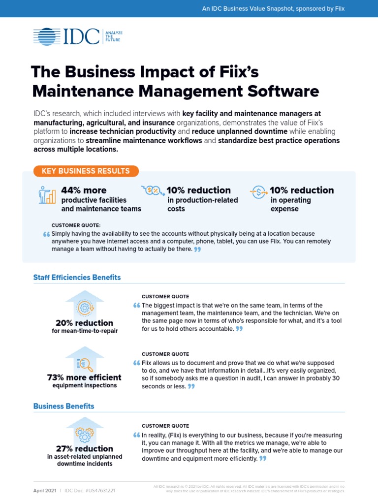 Maintenance Management Software | PDF | Information Technology ...