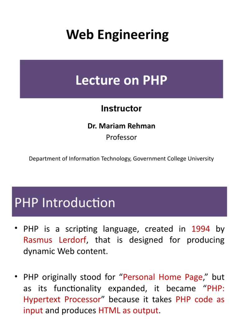 Web Engineering LW PHP Part A | PDF | Php | Dynamic Web Page Web Engineering LW PHP Part A | PDF | Php | Dynamic Web Page