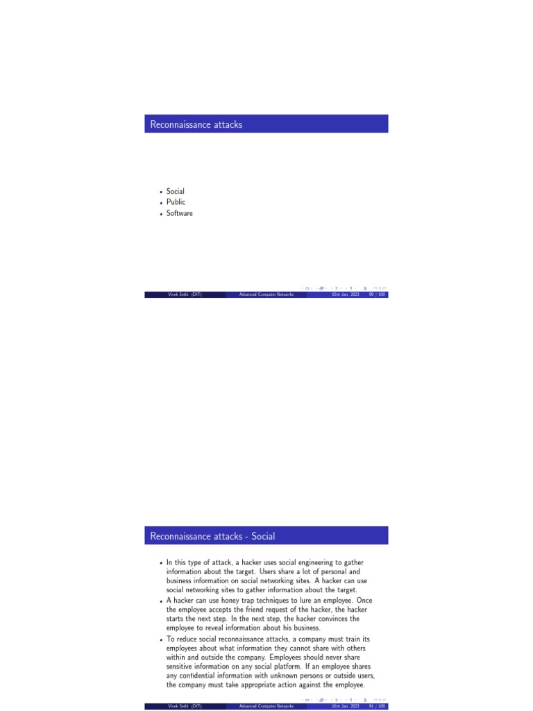 10 Types - of - Attacks | PDF | Transmission Control Protocol | Denial Of Service Attack