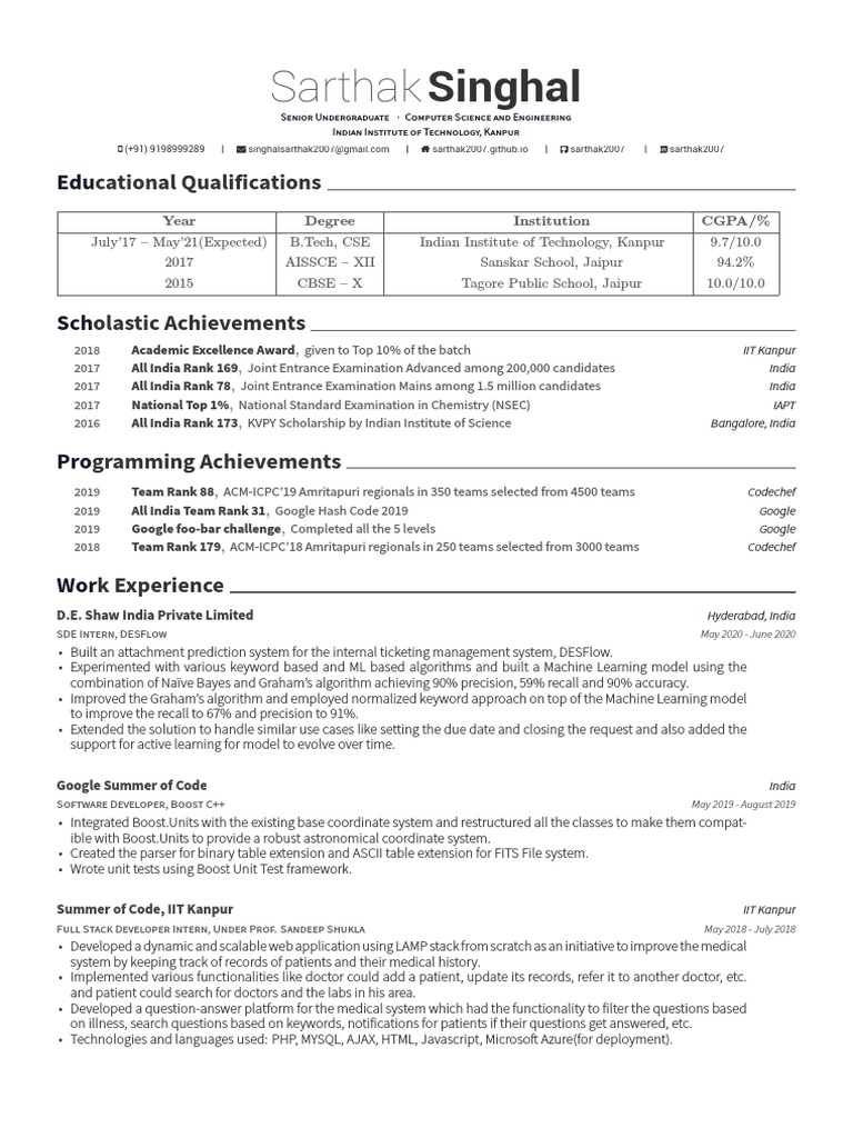 Sarthak: Singhal | PDF | Php | Java Script