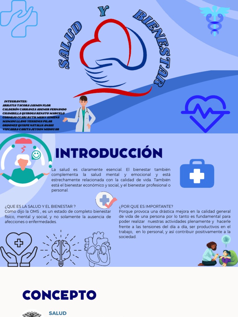 Salud Y Bienestar Pdf Bienestar Pobreza