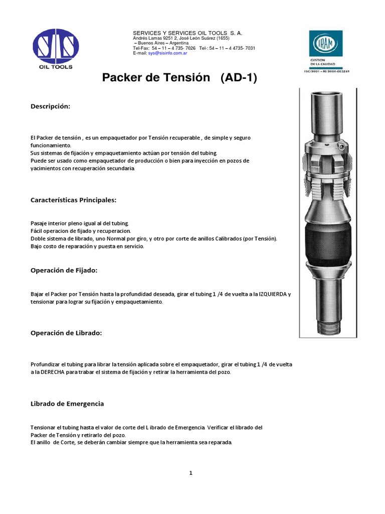 Packer de Tension | PDF