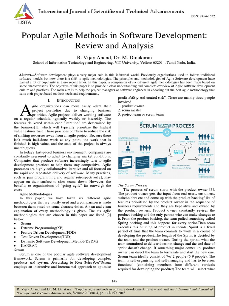 Popular Agile Method | PDF | Scrum (Software Development) | Agile ...