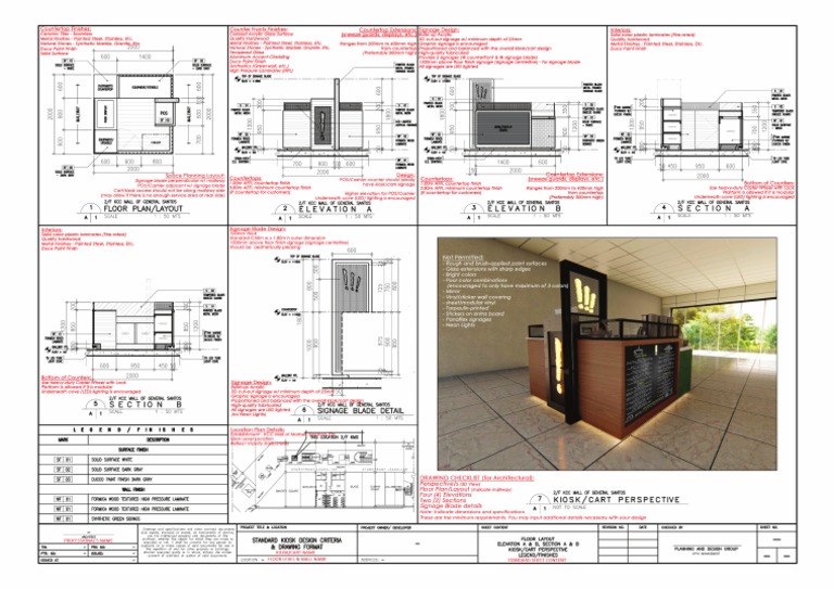 Cart Kiosk Design Guidelines 2022 UPDATED | PDF
