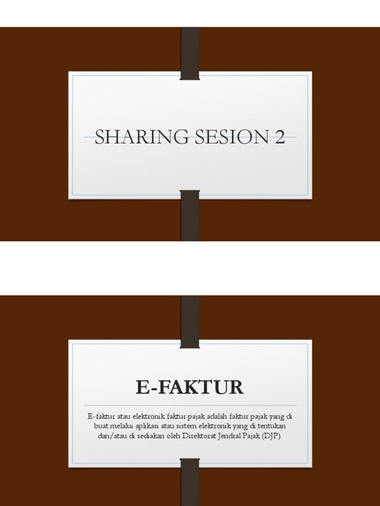 Panduan E-Faktur Pajak | PDF