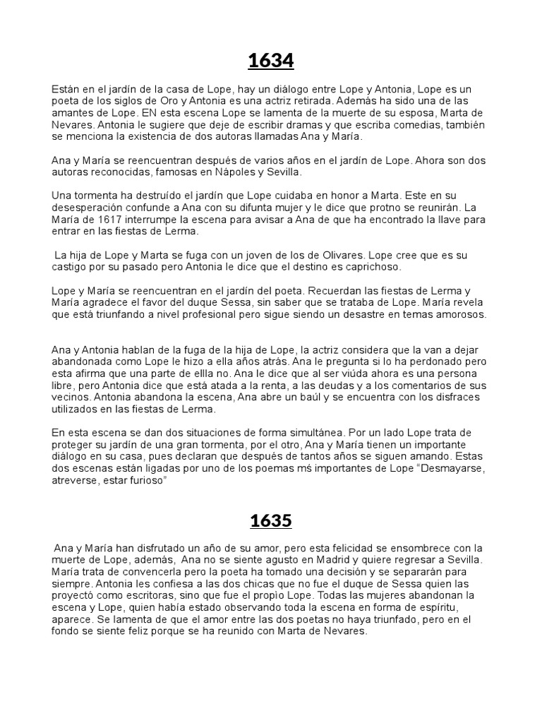 Inventando A Lope (1634) | PDF