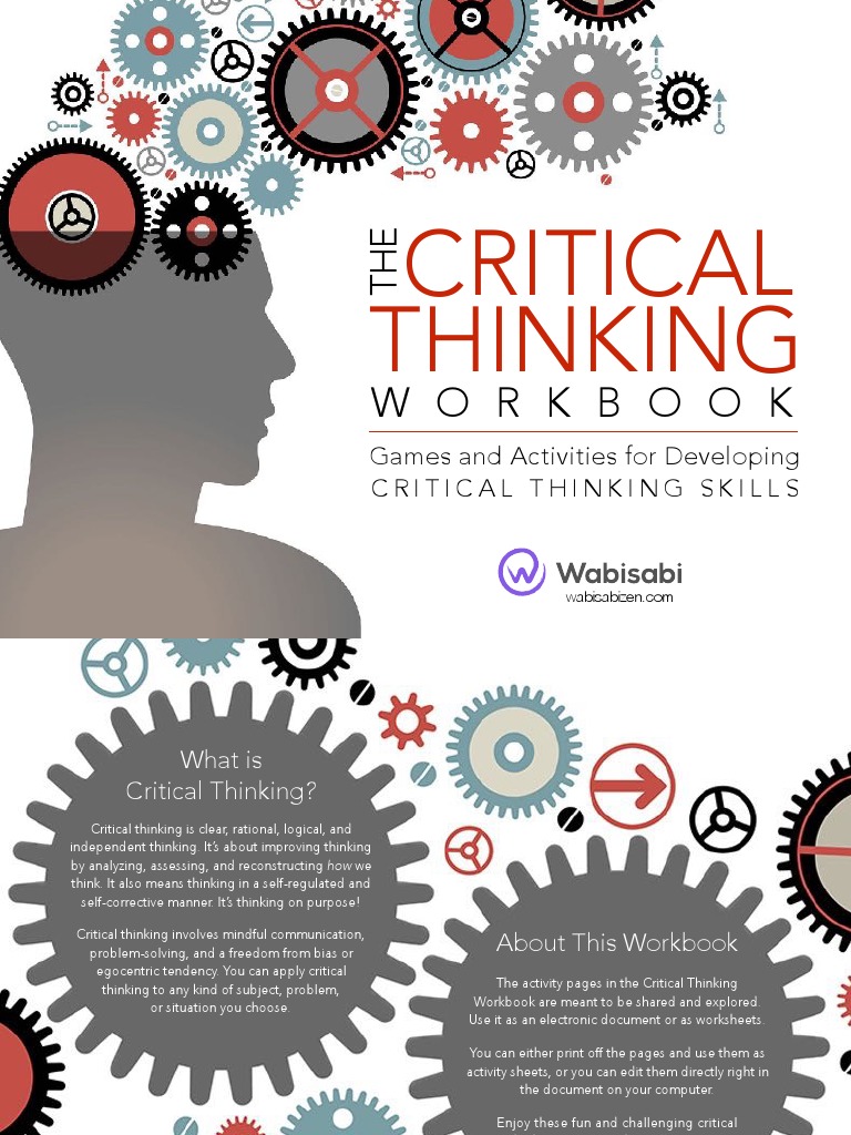 critical-thinking-workbook-WR | PDF | Critical Thinking | Thought