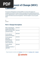 MOC Requirement Guidelines and Examples | PDF | Pipe (Fluid Conveyance ...