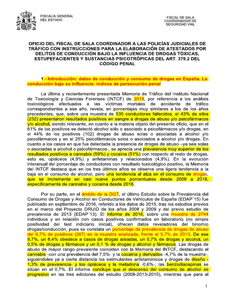 Oficio Fiscalia | PDF