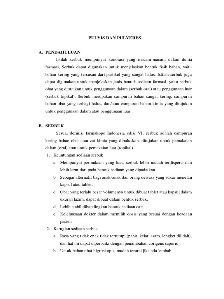 Pulvis Dan Pulveres | PDF