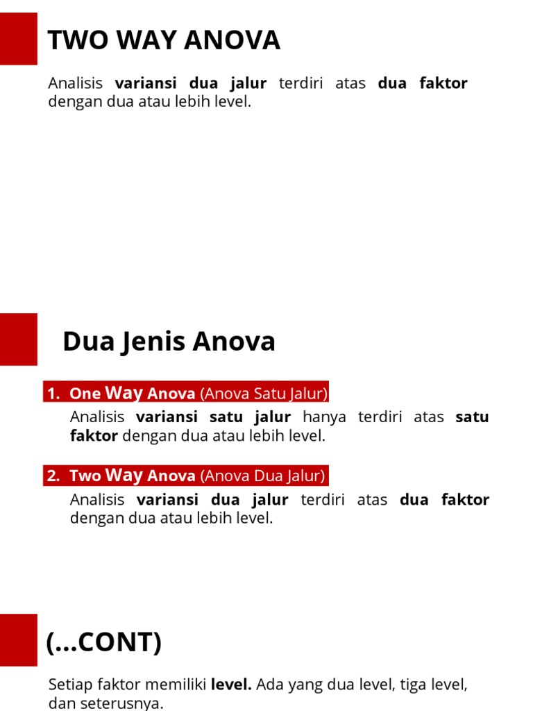 Pertemuan 11 - Anova (Two Way) | PDF