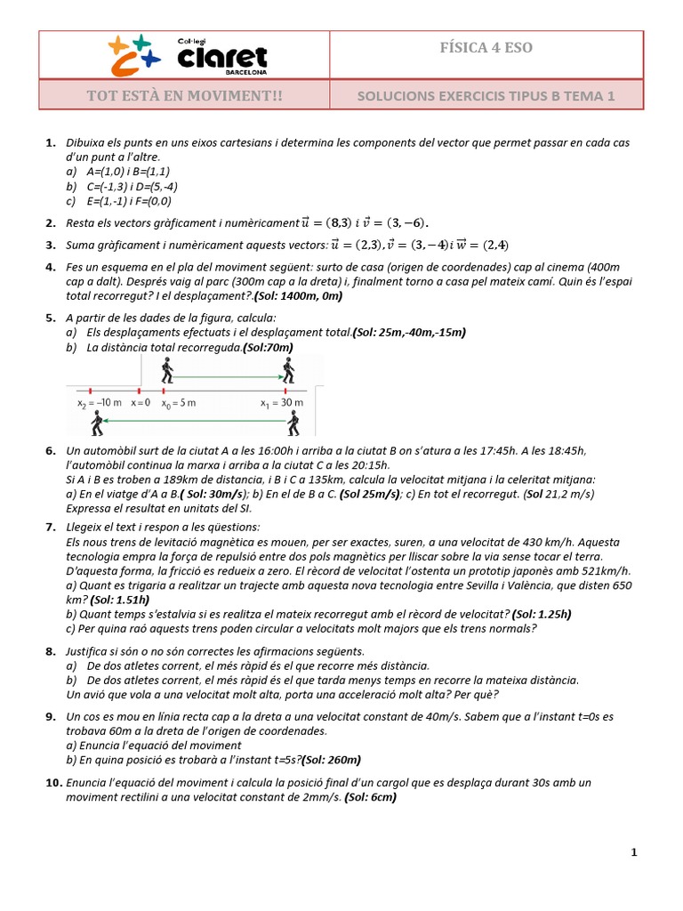 Tema 1 Exercicis Complementaris | PDF