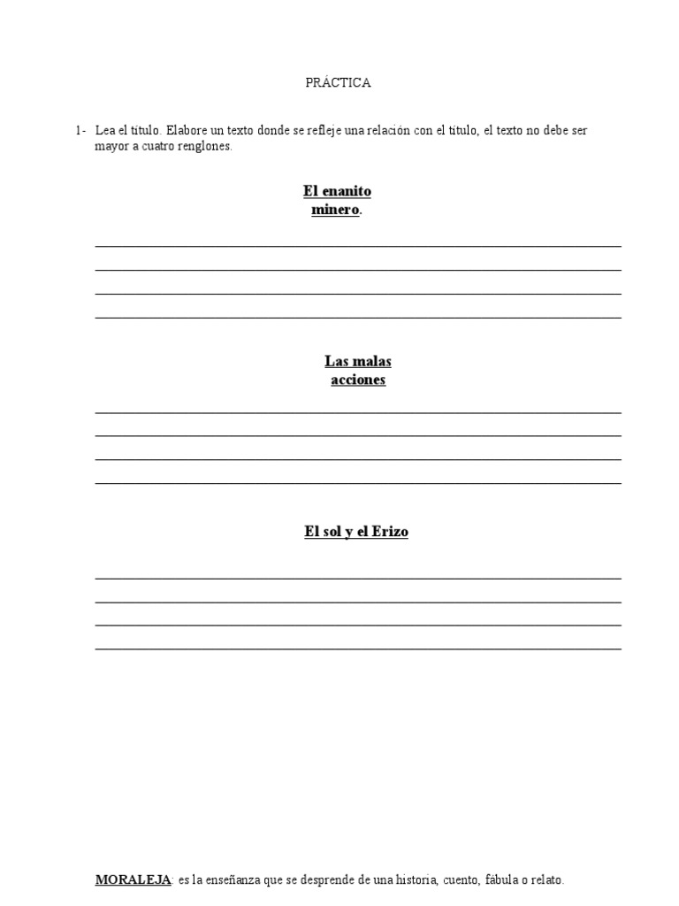 Práctica Español | PDF | Moralidad
