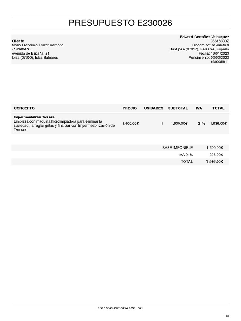 E230026 Maria Francisca Ferrer Cardona 2 | PDF