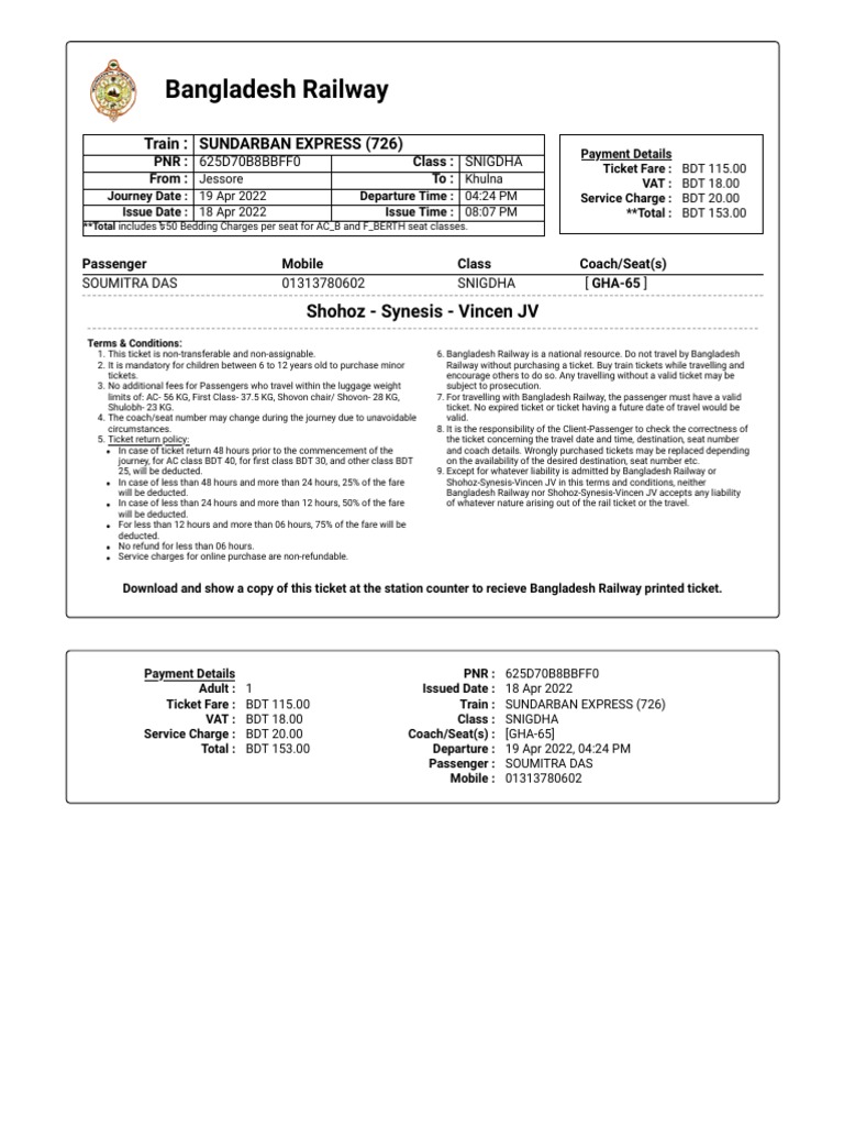 Https Eticket.railway.gov.Bd Booking Ticket Print ==AMGZkQChjQwcDR1IjN ...