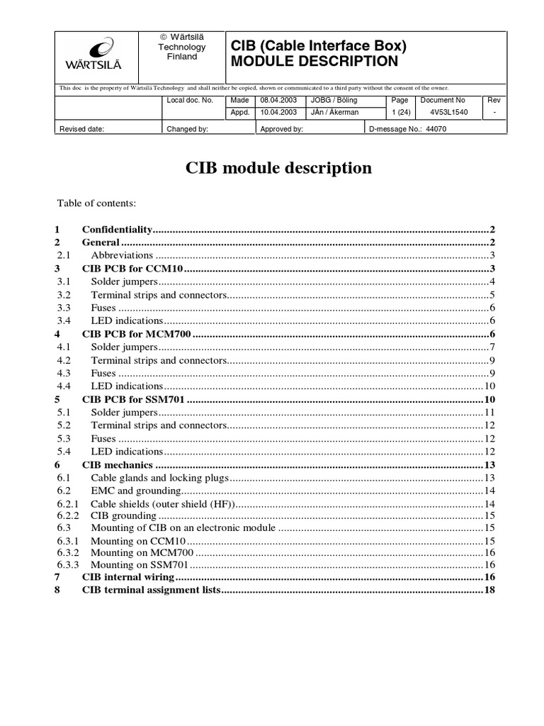 08 CIB Manual V53L1540 | PDF | Electrical Connector | Printed Circuit Board