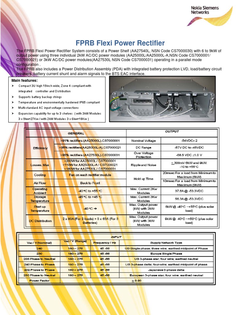 FPRB Flexi Power Rectifier | PDF
