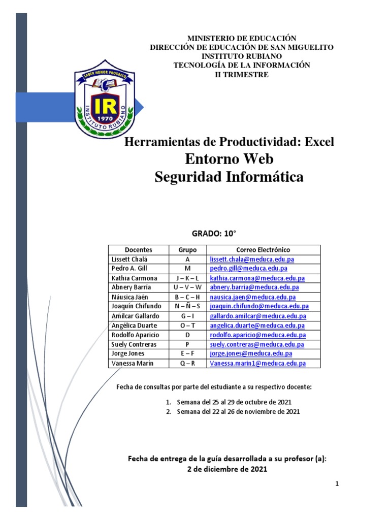 Guía III Trimestre - Tecnología 10° | PDF