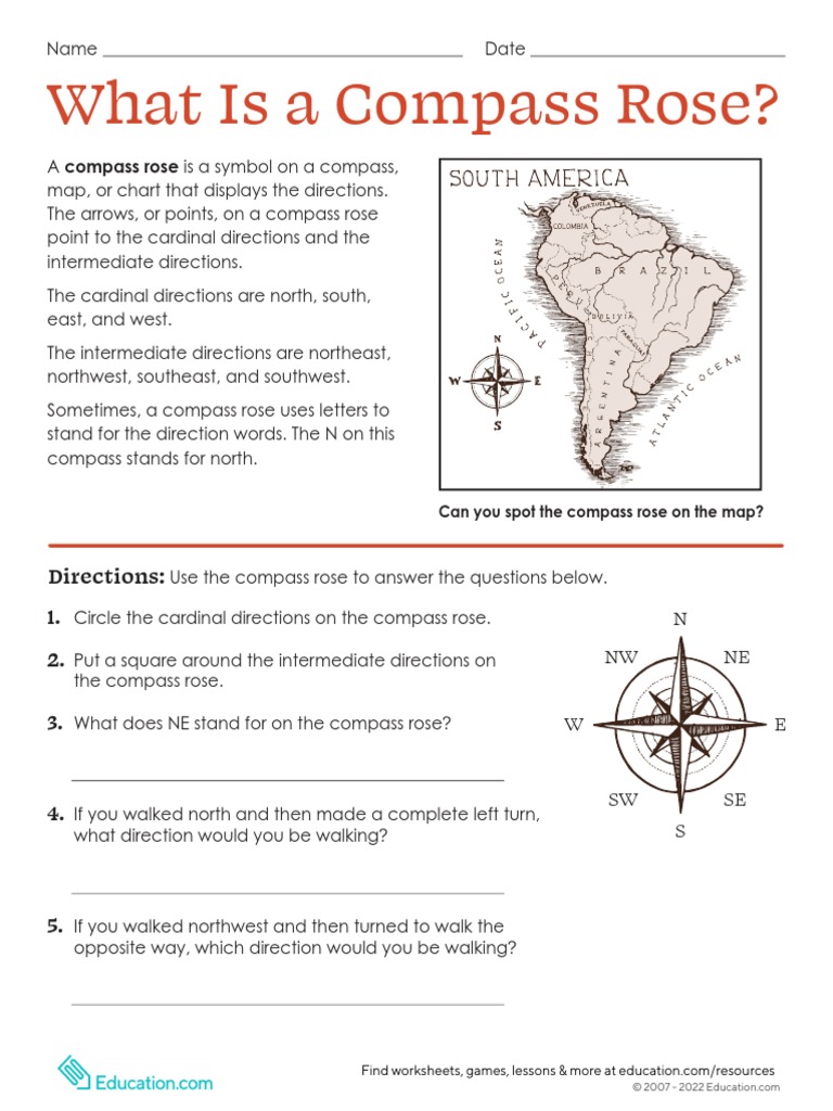 Compass Rose Text With Ex-S | PDF