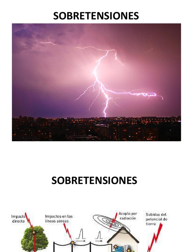Sobretensiones 1 | PDF | Relámpago | Aislador (Electricidad)